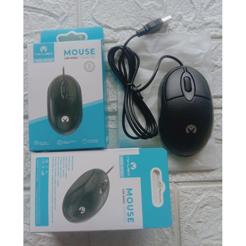 Jual Mouse Kabel Mikuso MOS-015U Optical | Shopee Indonesia