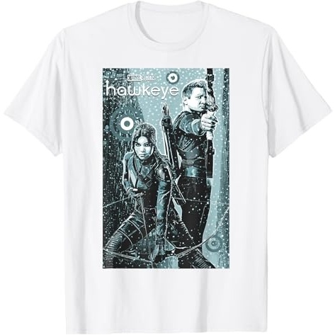 Jual Marvel Kaos distro Hawkeye Clint & Kate Bows Ready Poster Kaos ...