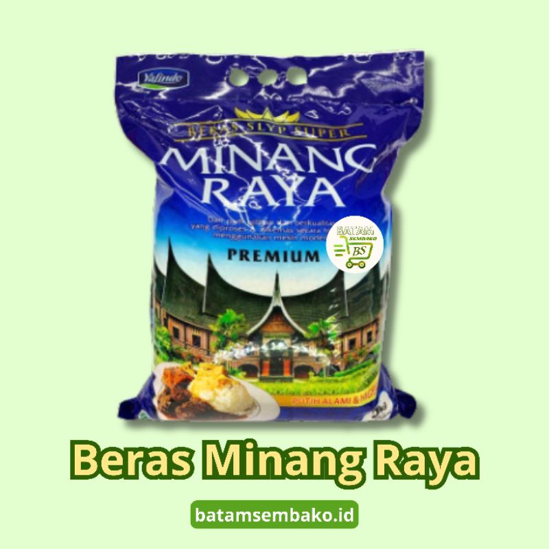 Jual Beras Minang Raya PREMIUM | Minang Raya 5kg / 10kg / 20kg | Shopee ...