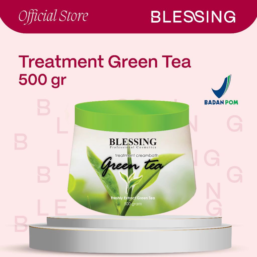 Jual BLESSING PROFESSIONAL COSMETICS HAIR TREATMENT GREEN TEA 500 GR ...