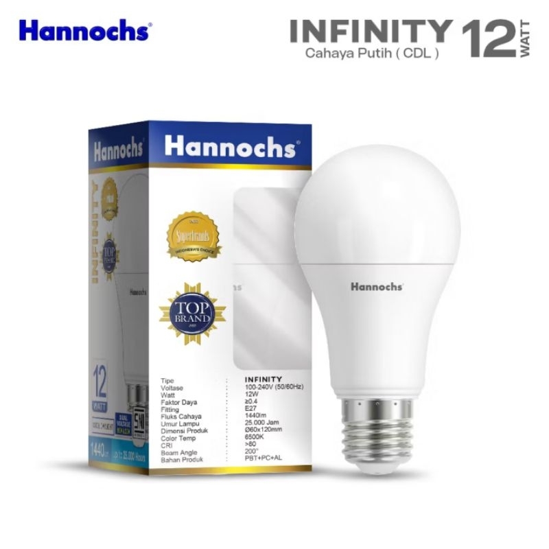 Jual Led Hannochs Infinity 3w 5w 8w 10w 12w 15w - Lampu Hannochs Led ...