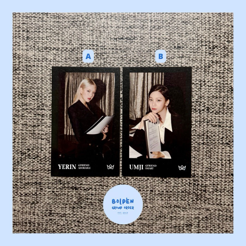 Jual [READY STOCK] Business Card Photocard GFRIEND 3rd Full Album Walpurgis Night WN Sowon Yerin ...