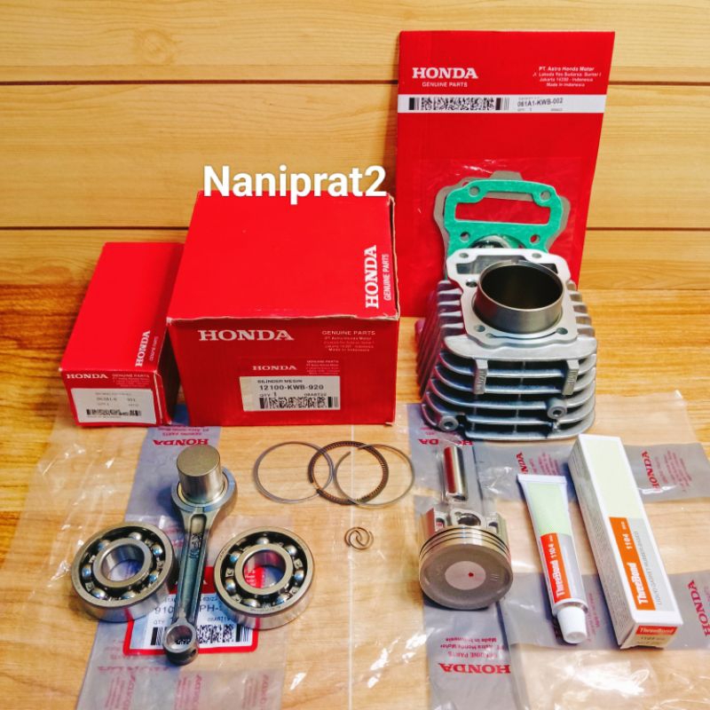 Jual Paket Blok Seher Komplit + Setang Seher + Bering kruk as + Lem + Topset Honda Blade 110 Old ...