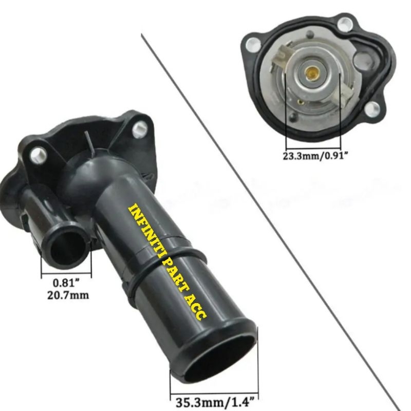 Jual HOUSING SET THERMOSTAT LAND ROVER EVOQUE FREELANDER LR2 RANGE ...