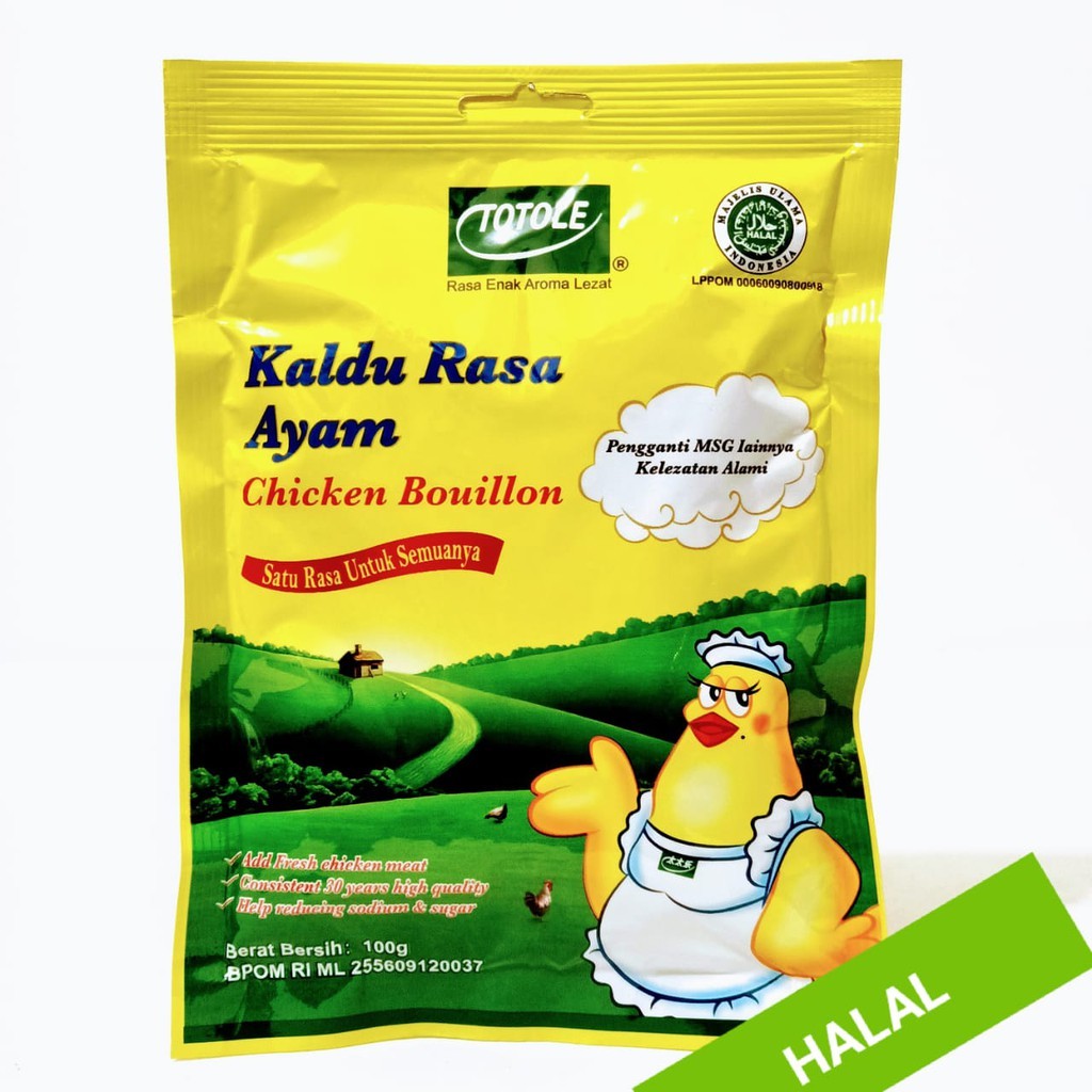 Jual Kaldu Penyedap penambah Rasa Ayam bubuk Chicken Bouillon Halal ...