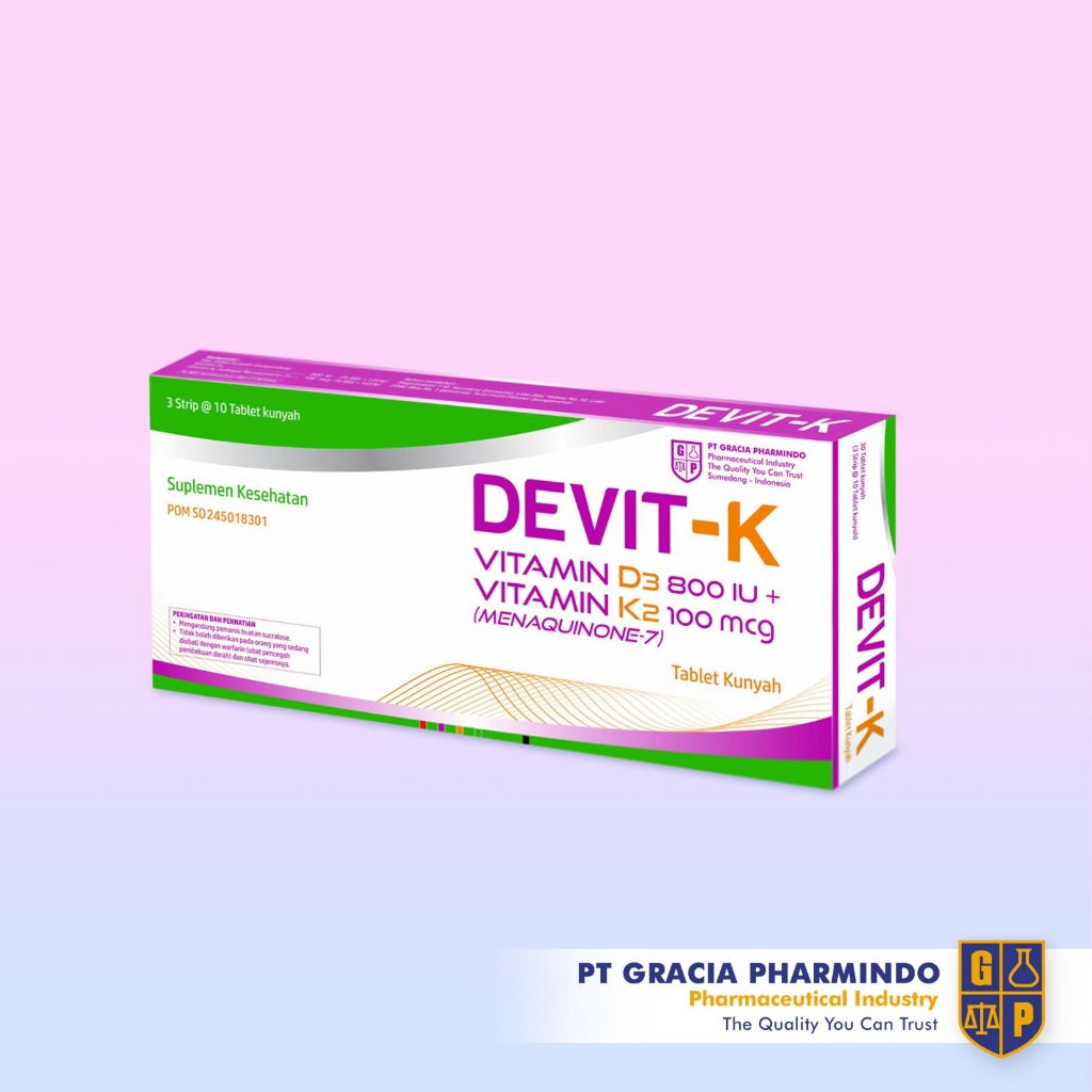 Jual Devit-K Vitamin D + K2 Membantu memelihara kesehatan tulang ...