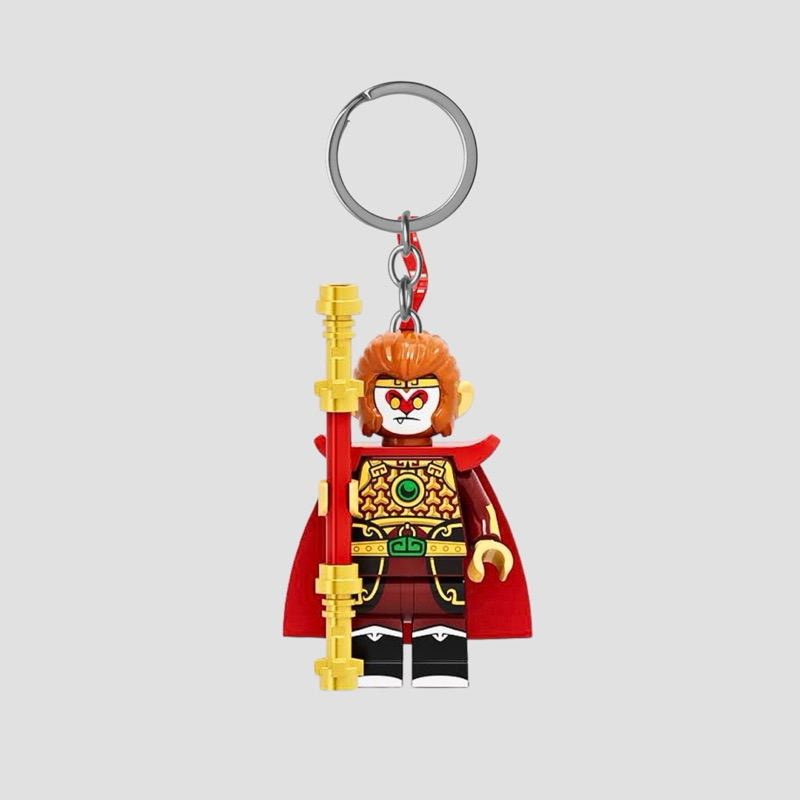Jual Dhis Project Shiny Keychain LEGO Minifigure Sun Wukong Black Myth ...