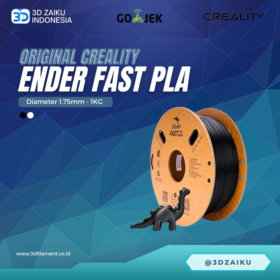 Jual Original Creality Ender Fast PLA 3D Filament Cost Effective High ...