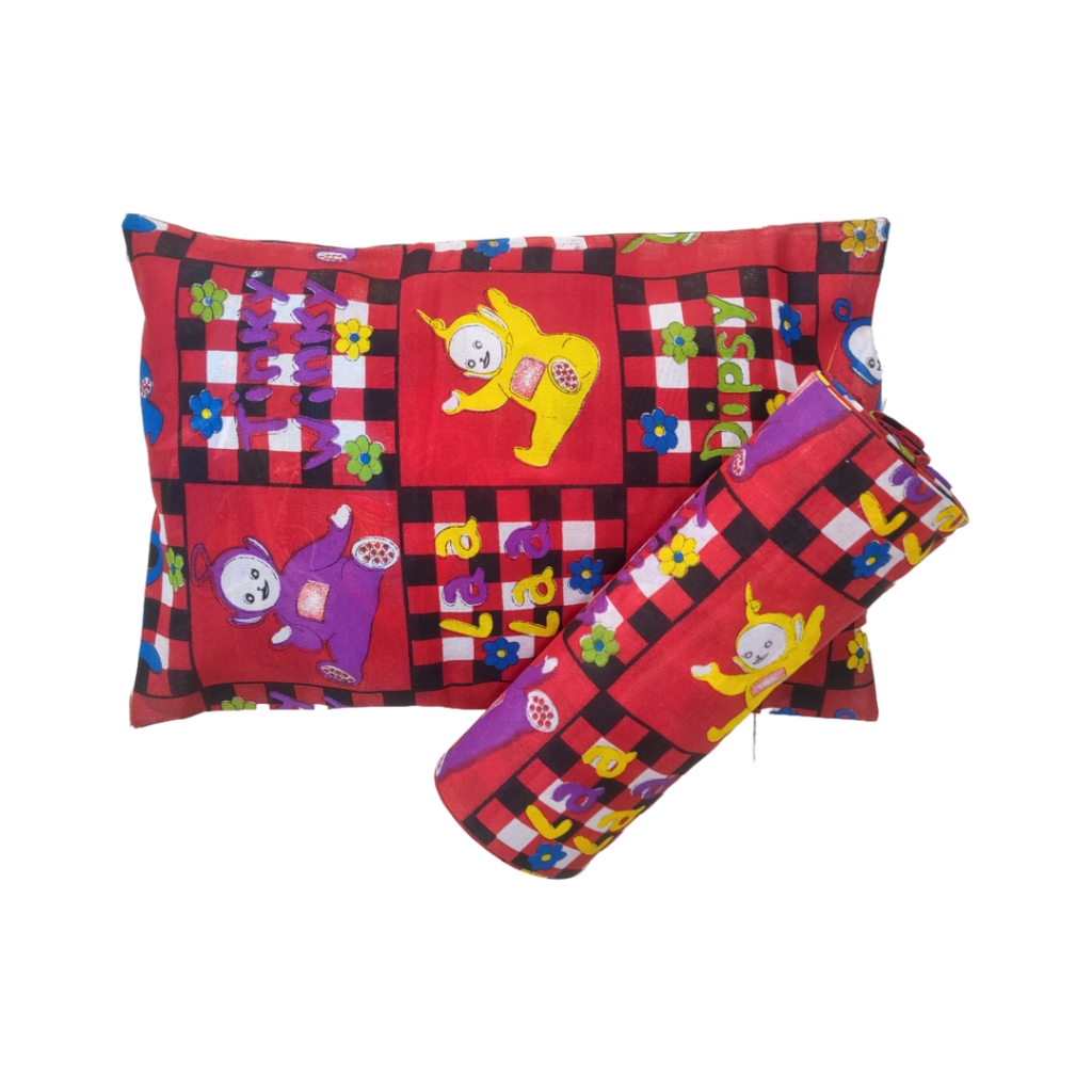 Jual Sarung Bantal Guling Kapuk Randu Motif Teletubis | Shopee Indonesia