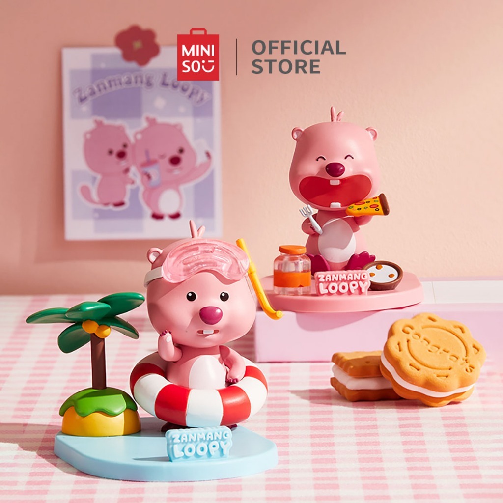 Jual MINISO TOY - Miniso x ZANMANG Loopy Collection Phone Holder Bentuk ...