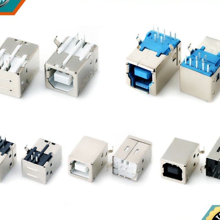 Jual Konektor Soket USB Female type B USB 2,0 3,0 Socket Connector Port ...