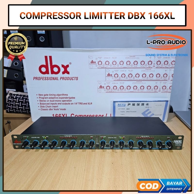 Jual Compresor dbx 166xl Compressor limitter gate Grade A | Shopee ...
