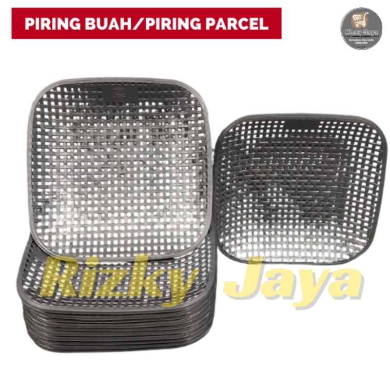 Jual PIRING PLASTIK/PIRING BUAH/PIRING PARCEL PERSEGI/PIRING PARCEL ...