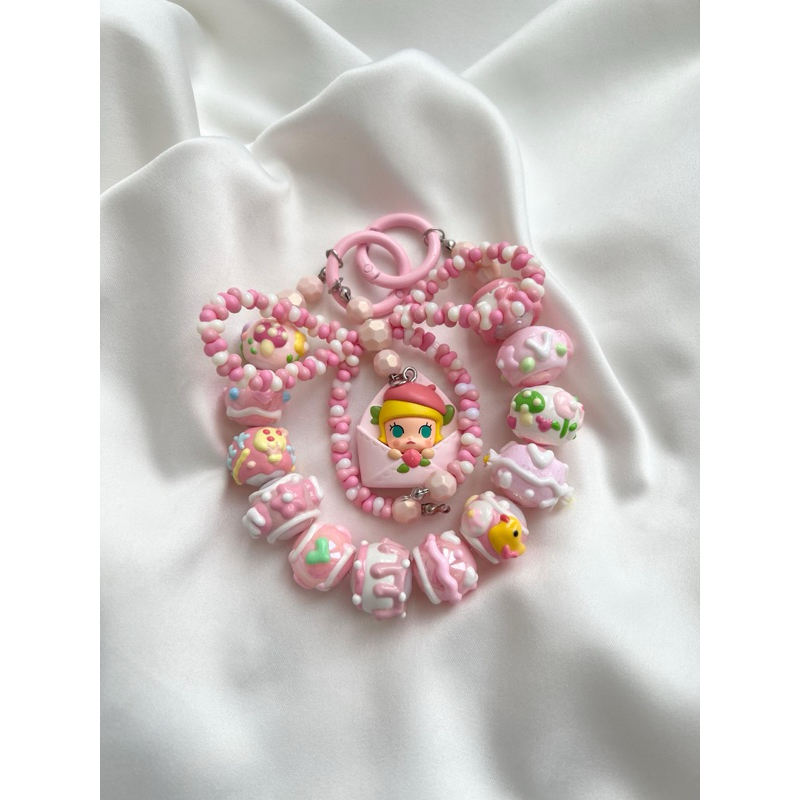 Jual popmart charm phone // popmart charm bag // beads popmart original ...