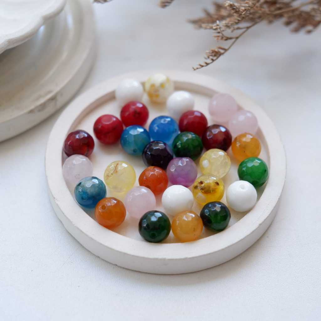 Jual Batu Agate Bulat Cutting 10mm | Shopee Indonesia