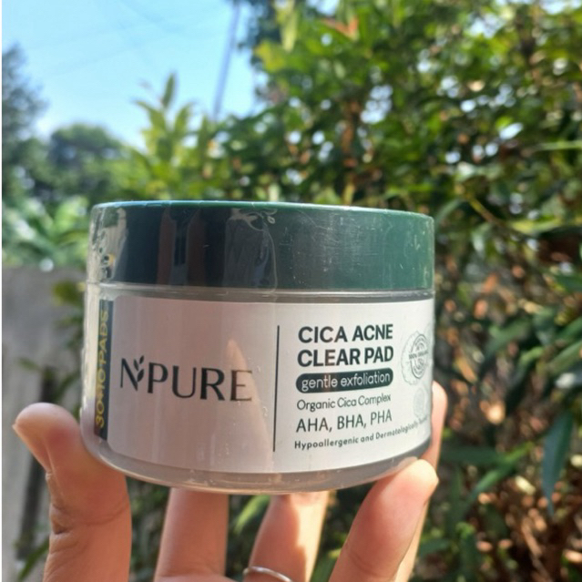 Jual NEW - EXFO PAD NPURE Acne Clear Pad Cica | Shopee Indonesia