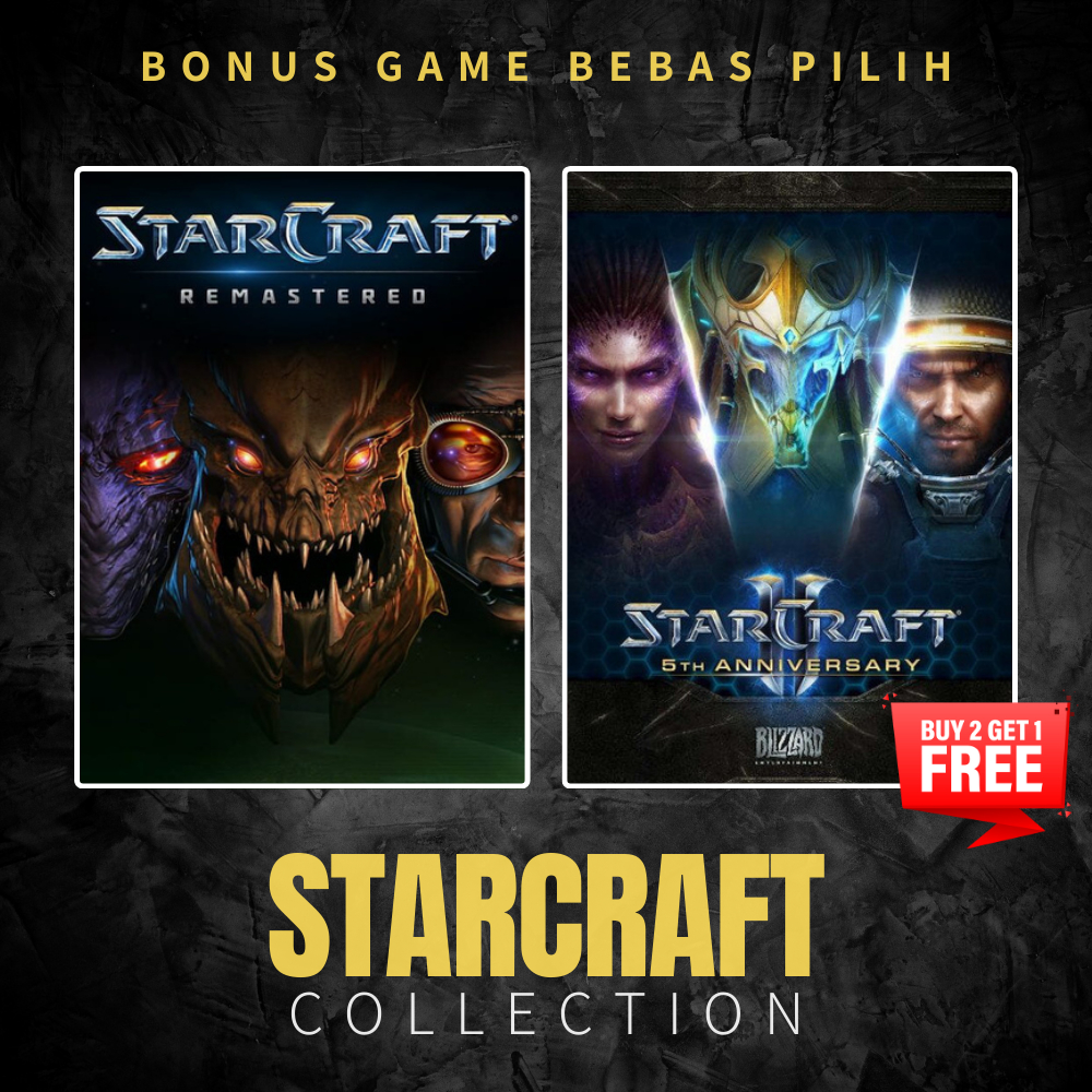 Jual STARCRAFT COLLECTION SERIES | GAME PC | BELI 2 GRATIS 1 | Shopee ...