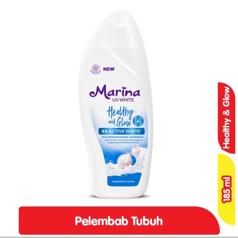 Jual Marina UV white heathly & glow 185ml | Shopee Indonesia