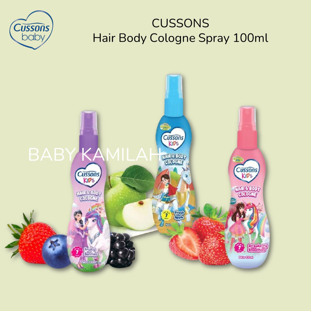 Jual CUSSONS Kids Hair Body Cologne Spray 100ml Parfum Anak Cussons ...