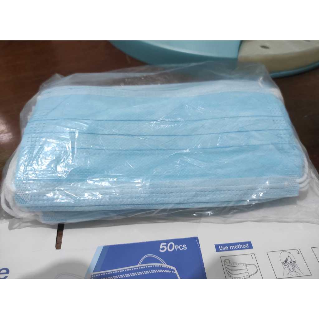 Jual Masker 3 PLY isi 50 pcs / Box Disposable Protective Mask Earloop ...