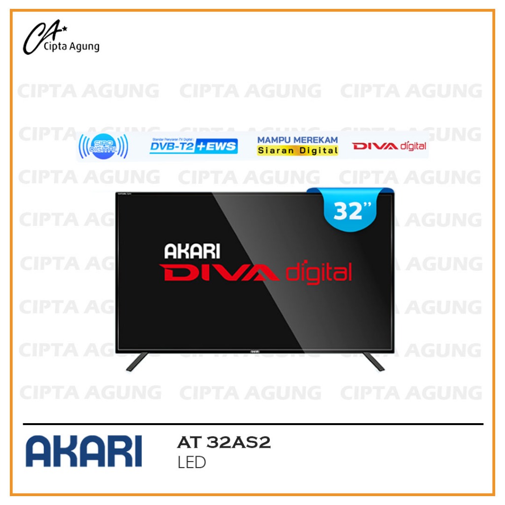 Jual AKARI LED TV 32 INCH SMART ANDROID AT-32AS2 / AT 32AS2 | Shopee ...