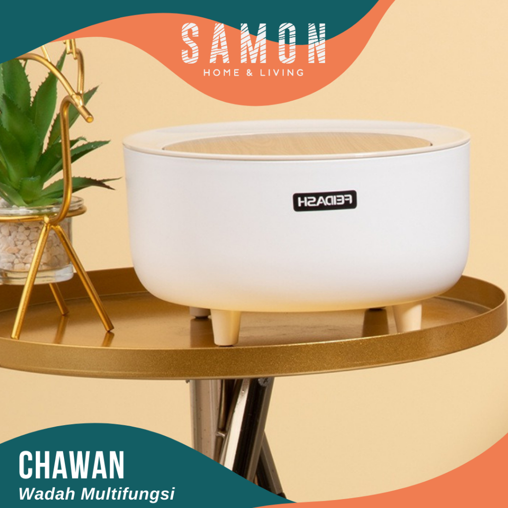 Jual SAMON - CHAWAN Tong Sampah Tempat Kerja Minimalis Portable Bin ...