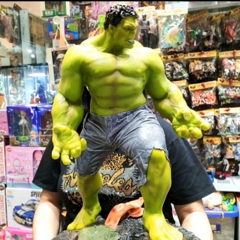Jual Action Figure HULK Marvel Avengers Big Size Jumbo Hulk 60cm Statue ...