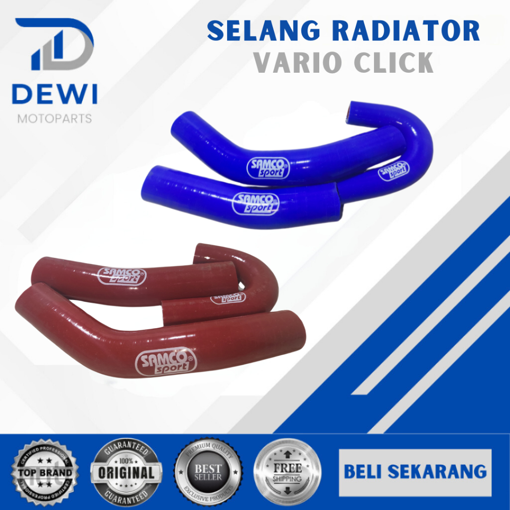 Jual SELANG RADIATOR SAMCO VIETNAM PARTS SPORT VARIO 125 150 MERAH BIRU ...