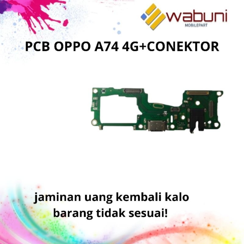 Jual PCB OPPO A 74 4G + CONEKTOR T/C / PAPAN CAS OPPO A 74 4G | Shopee ...