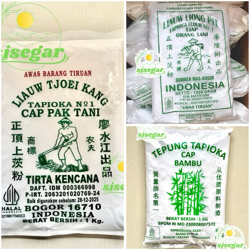 Jual Tepung Sagu Cap Pak Tani Liauw Tjoei Kang - L.Liong Pit - Bambu ...