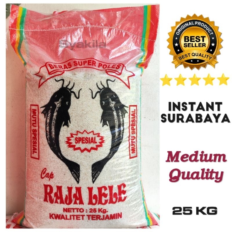 Jual Beras Pulen Cap Raja Lele 25 Kg Beras Murah Rajalele 25kg | Shopee ...