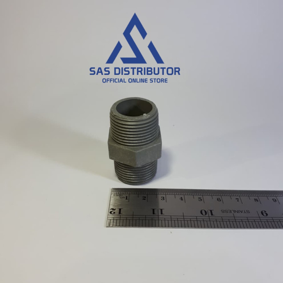 Jual Double Nepel 3/4" inch PVC / Dobel Drat 3/4" in Sunrise / Double Drat Luar 3/4 in / Double ...