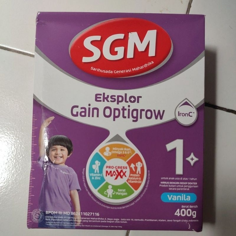 Jual SUSU SGM EXPLORE GAIN OPTIGROW | Shopee Indonesia