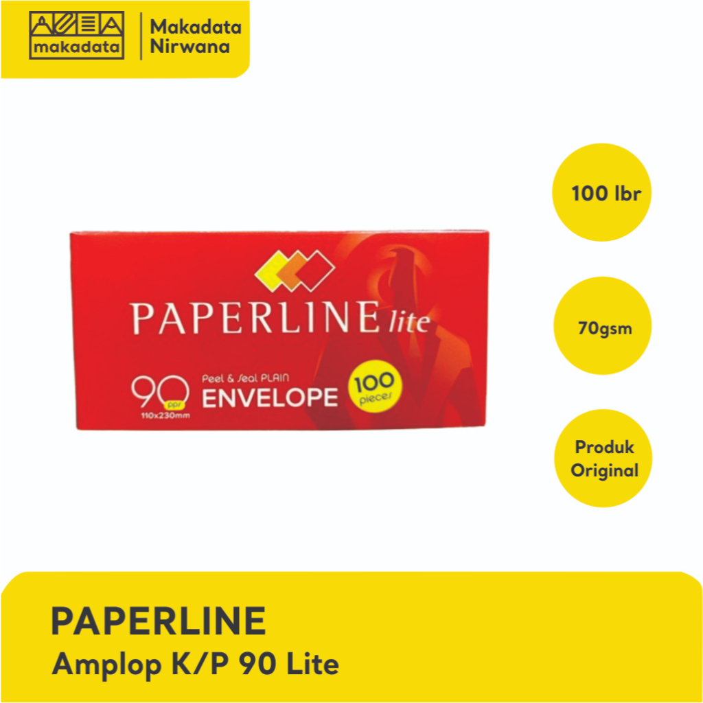 Jual PAPERLINE ENVELOPE/AMPLOP K/P 90 LITE (1 PACK) | Shopee Indonesia