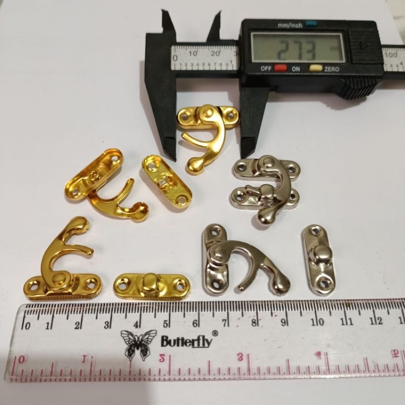 Jual kunci pengait box / kunci kotak perhiasan / kunci kotak plakat ...