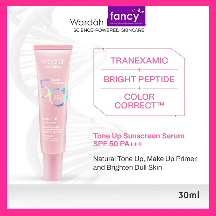 Jual Wardah UV Shield TONE UP SUNSCREEN SPF 50+ PA+++ 30ml Sunscreen ...