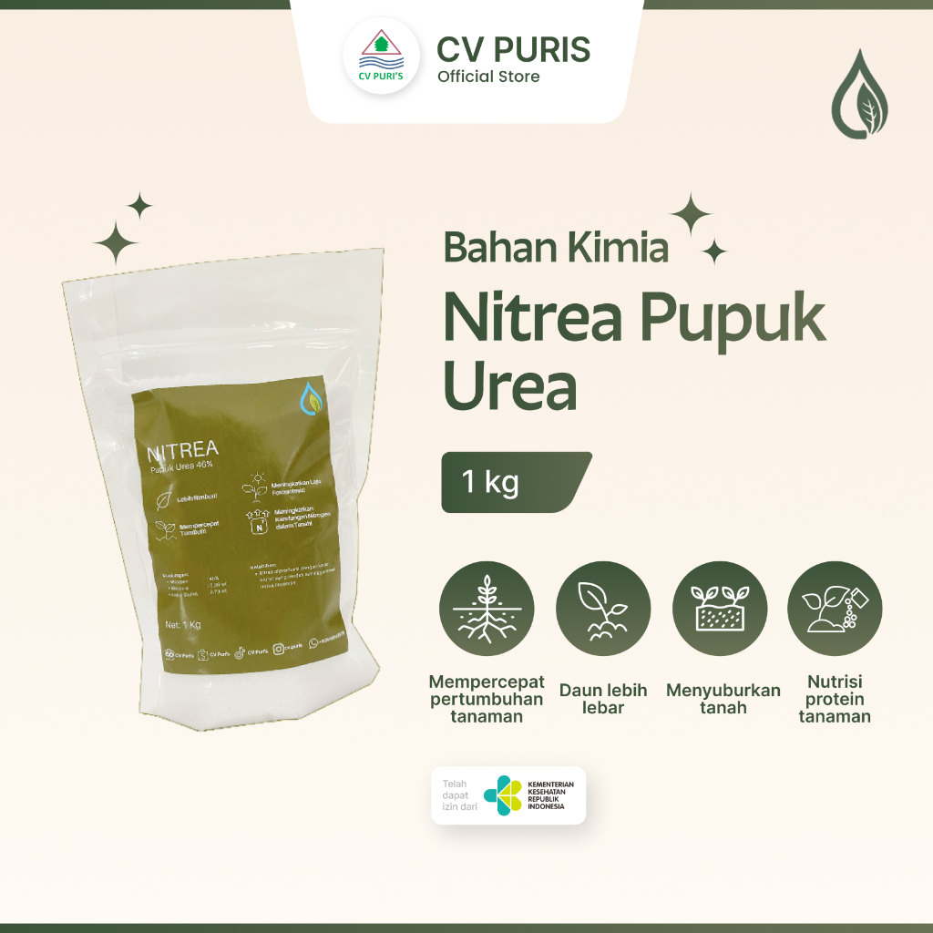 Jual Nitrea, Pupuk Urea Non Subsidi - Pupuk Kujang - Ukuran 1 kg ...