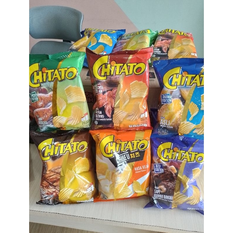 Jual chitato snack 68gr | keripik kentang kekinian | camilan viral ...