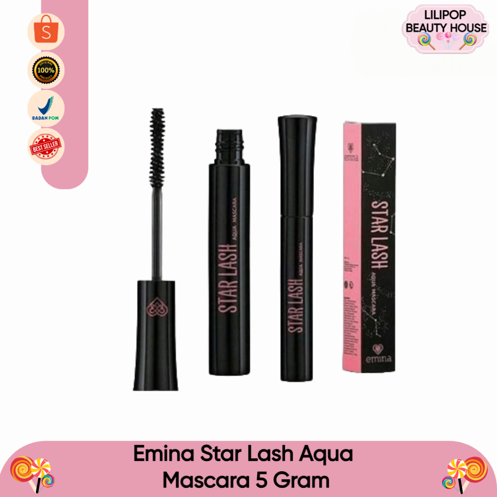 Jual Emina Star Lash Aqua Mascara 5 Gram | Shopee Indonesia