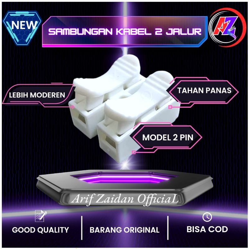 Jual Quick Connect 2 Jalur Terminal Connector Kabel Sambungan Listrik 2 ...