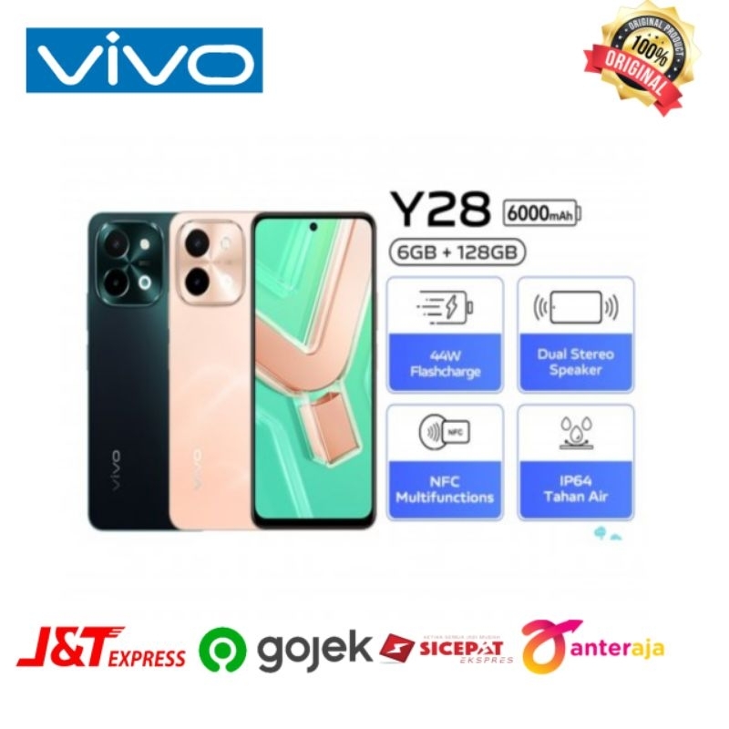 Jual Vivo Y28 Ram [6/128-8/128-8/256]GB Garansi Resmi 100% Original | Shopee Indonesia