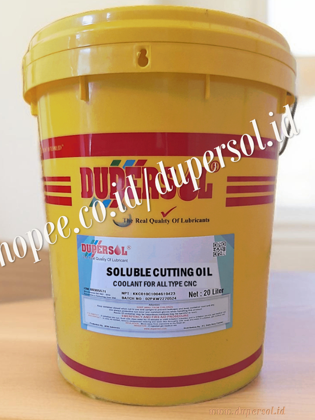 Jual DUPERSOL SOLUBLE CUTTING OIL / Cairan Pemotong Logam / Metal ...