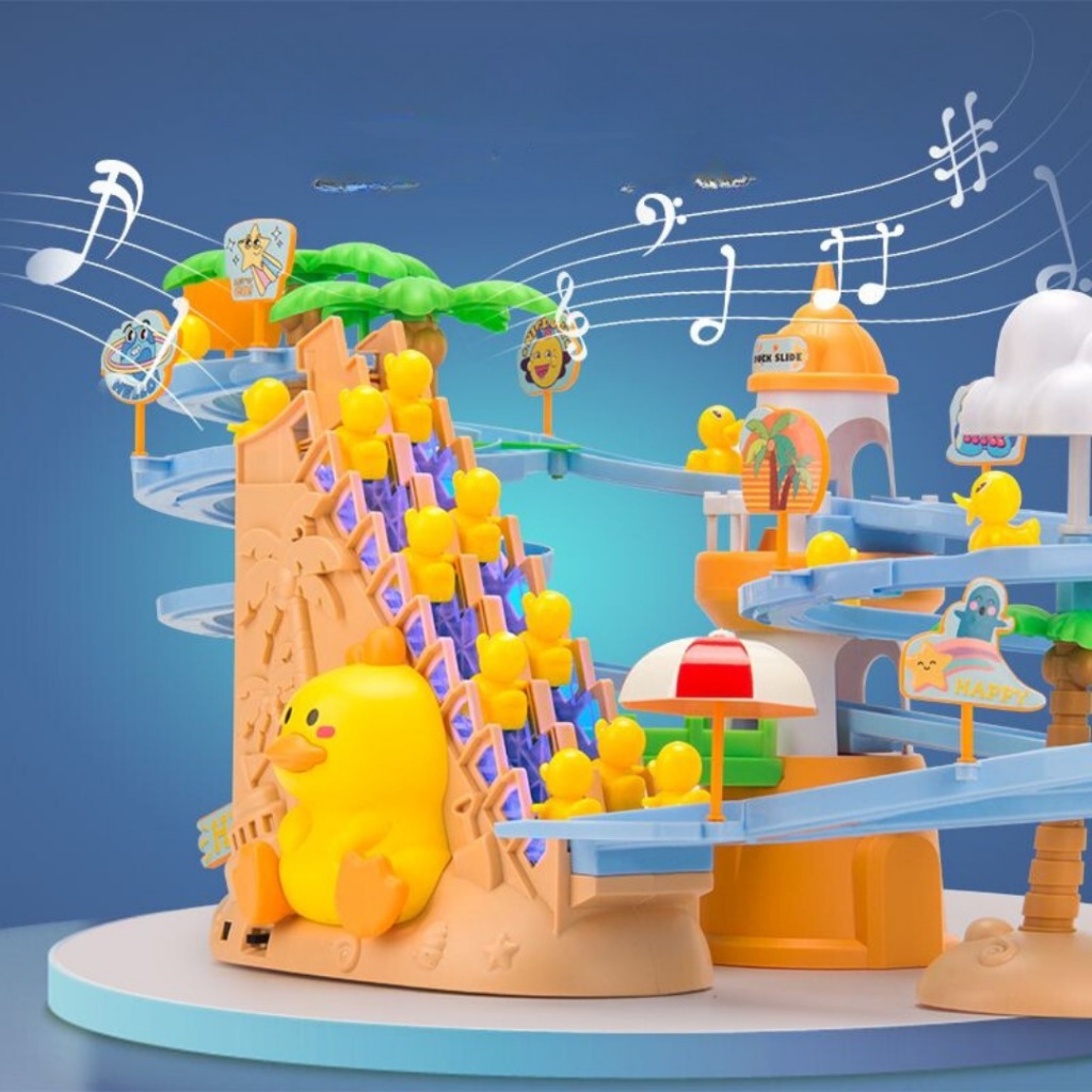 Jual [JUALSERBAADA18](551A-925) Mainan Seluncuran Bebek Otomatis / Duck ...