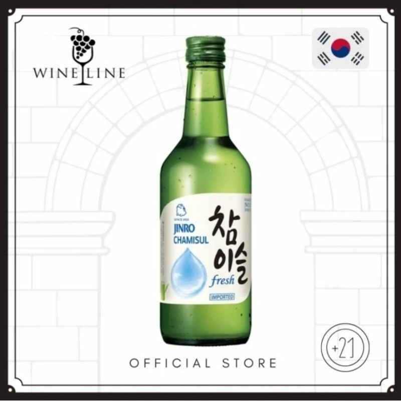 Jual KOREA - JINRO CHAMISUL Soju Rasa Original 360ml | Shopee Indonesia