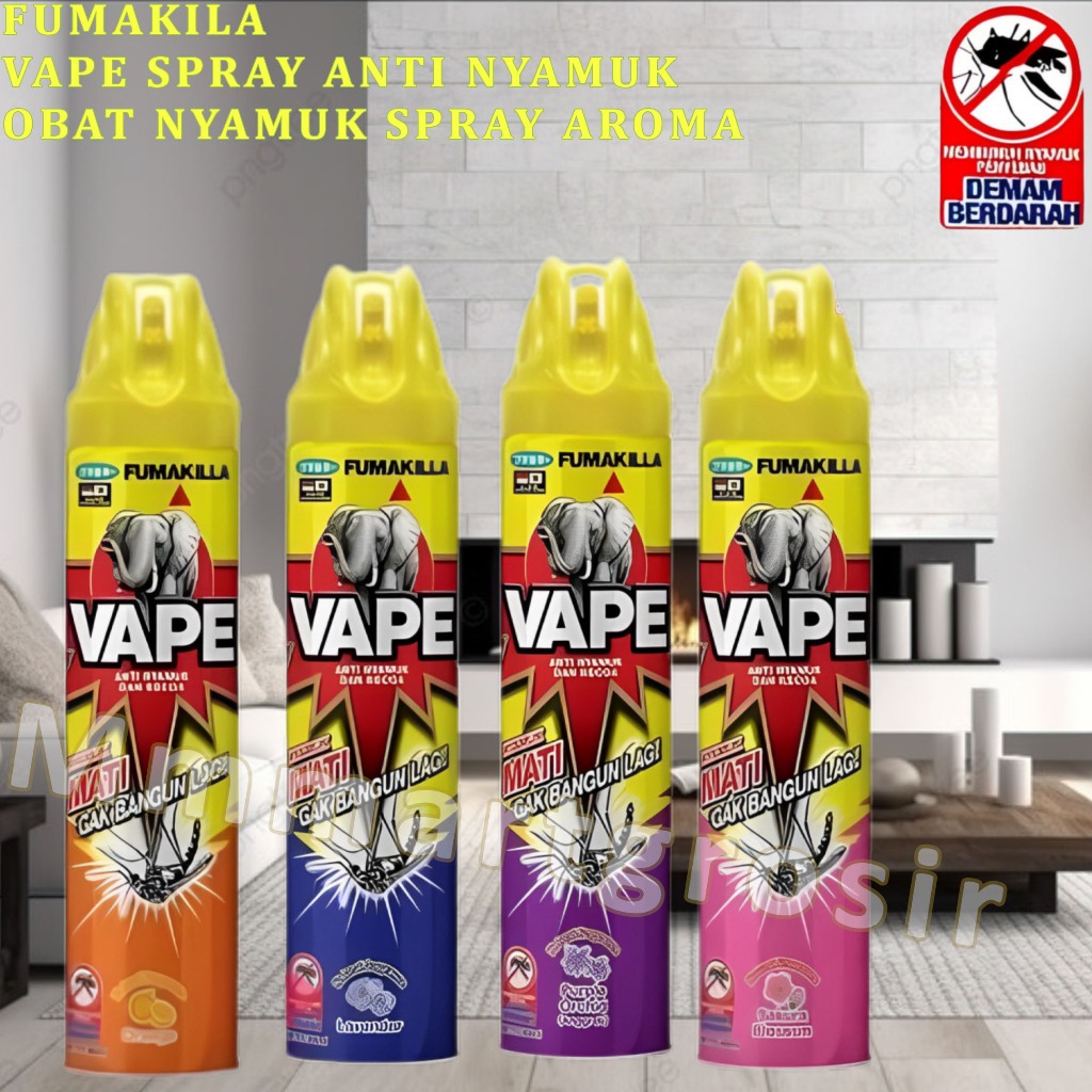 Jual Fumakilla / Vape Spray Anti Nyamuk / Obat Nyamuk Spray Aroma ...
