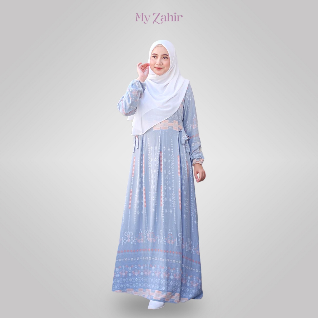 Jual My Zahir Farasya Dress Busui Friendly Bahan Rayon Viscose Size M-XXL | Shopee Indonesia