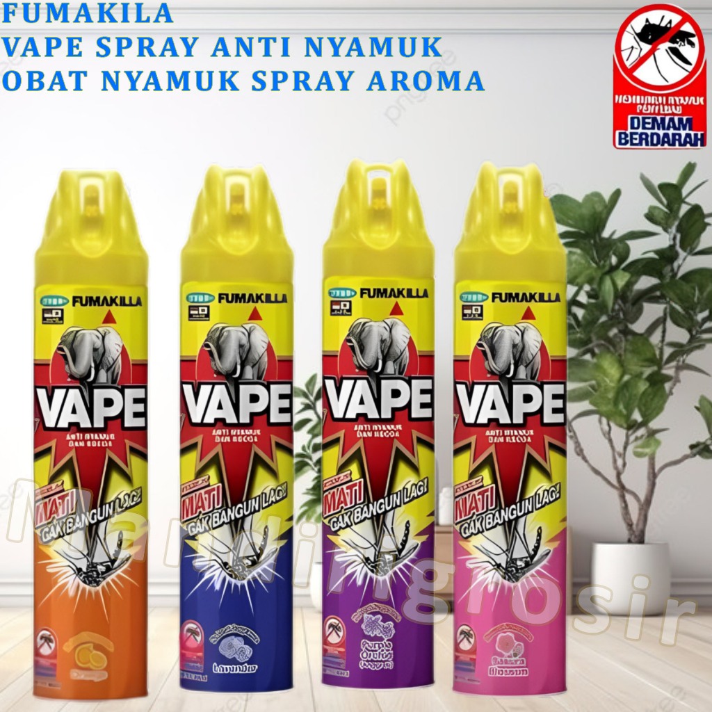Jual Vape Spray Anti Nyamuk * Fumakilla * Obat Nyamuk Spray Aroma ...