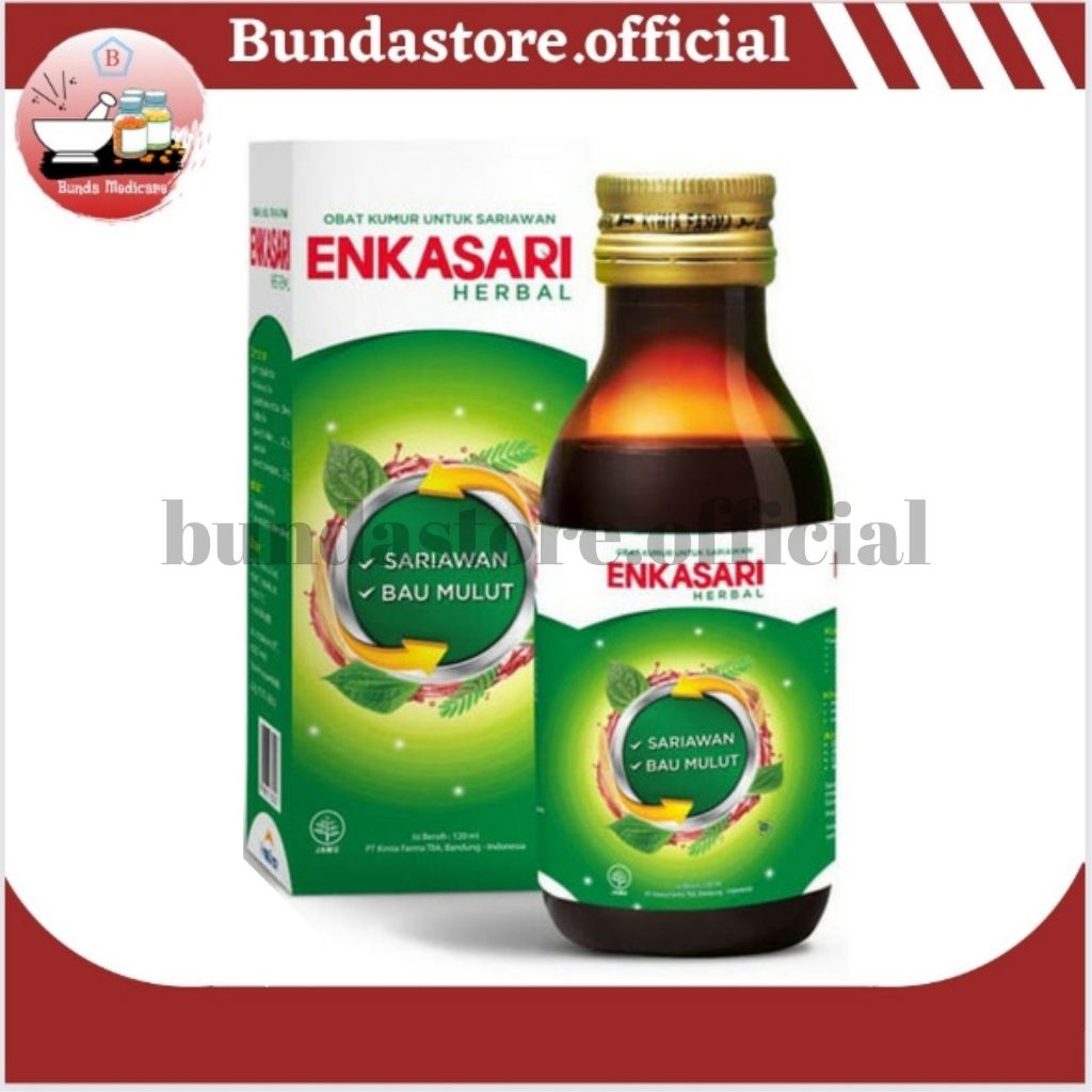 Jual Enkasari Herbal 120 ml - Obat Sariawan dan Bau Mulut | Shopee ...