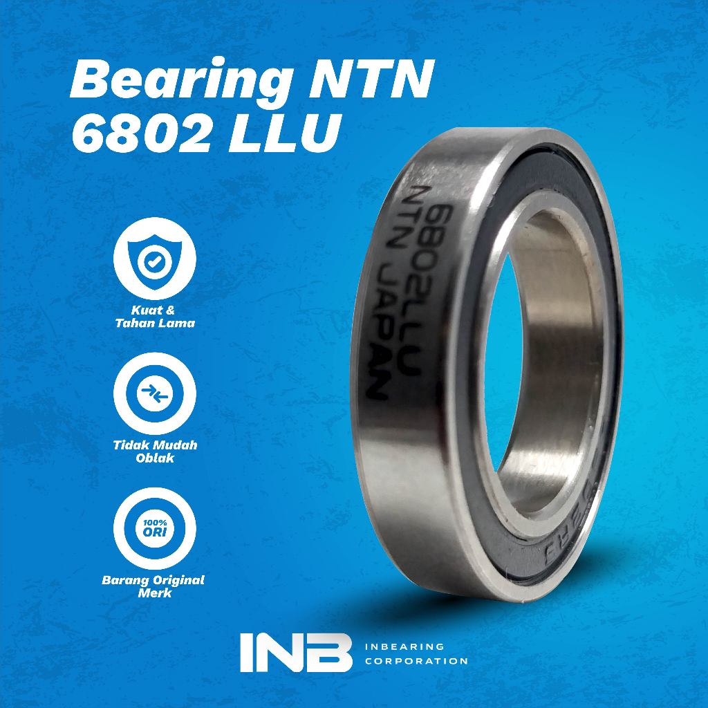 Jual Laker Bearing 6802 LLU NTN Bearing Laker Conrod Arm Vixion ...