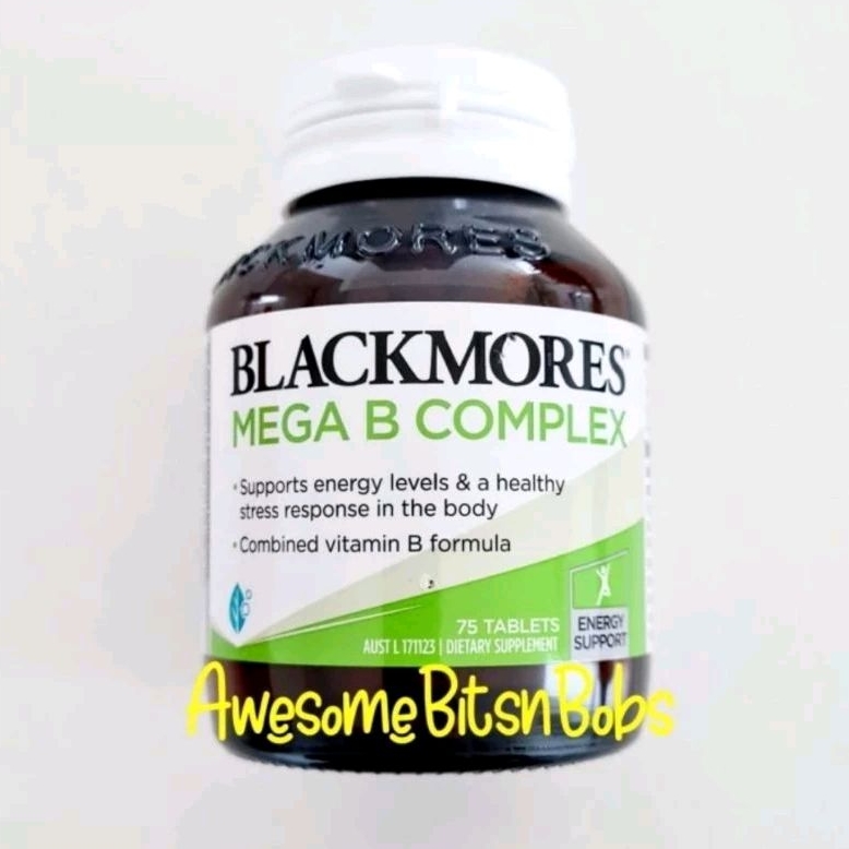 Jual Blackmores Mega B Complex 75 Tablets | Shopee Indonesia